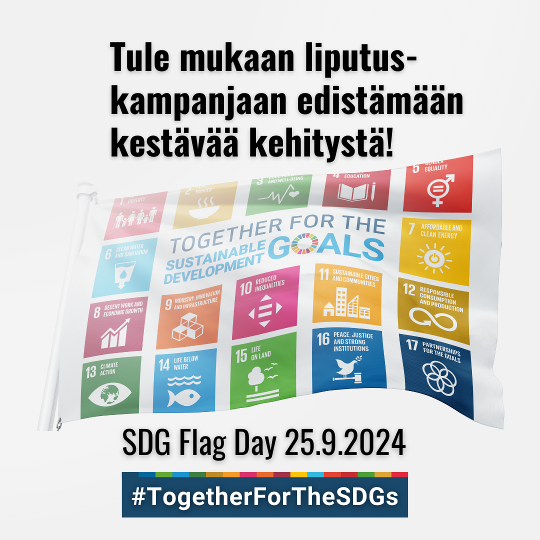 SDG Flag Day: kuvat & videot sosiaaliseen mediaan - Global Compact ...